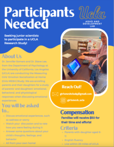 The Girls MESH Study | UCLA ADHD and Development Lab